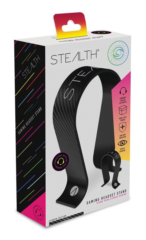 STEALTH Gaming Headset Stand - Carbon Effect – The Game Collection