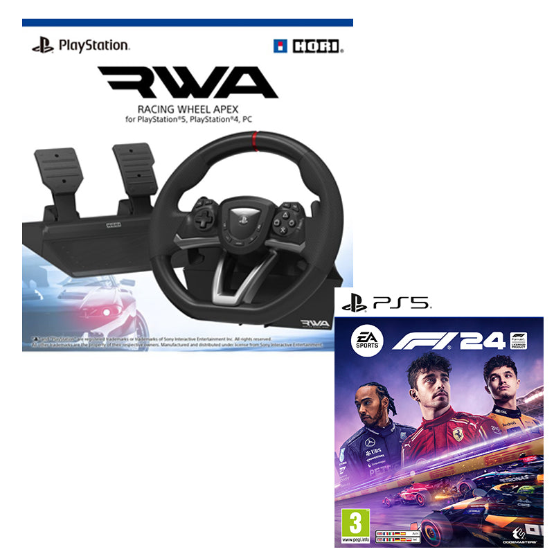 EA Sports F1 24 and Hori Apex Racing Wheel (PS5) – The Game Collection