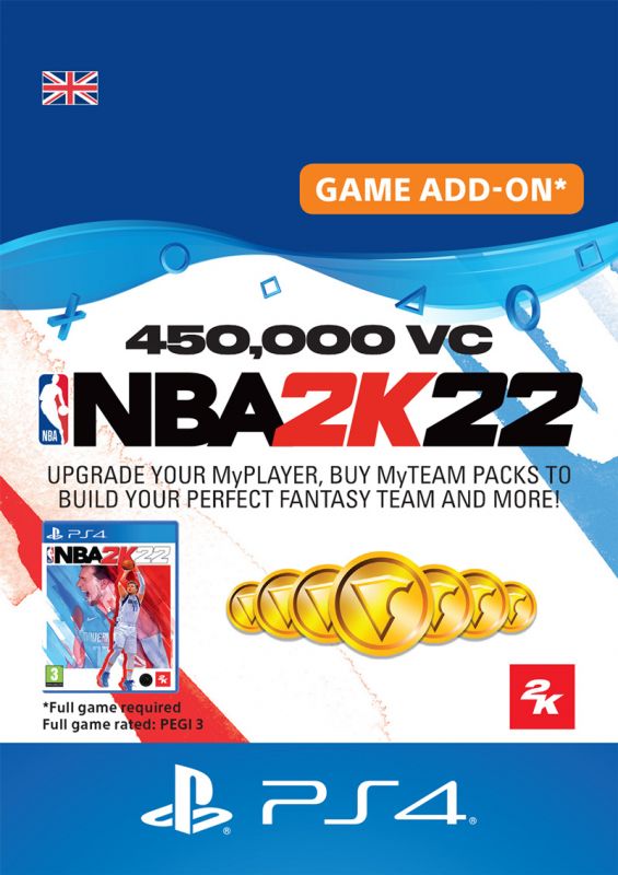 NBA 2K 450,000 VC - UK Account – The Game Collection