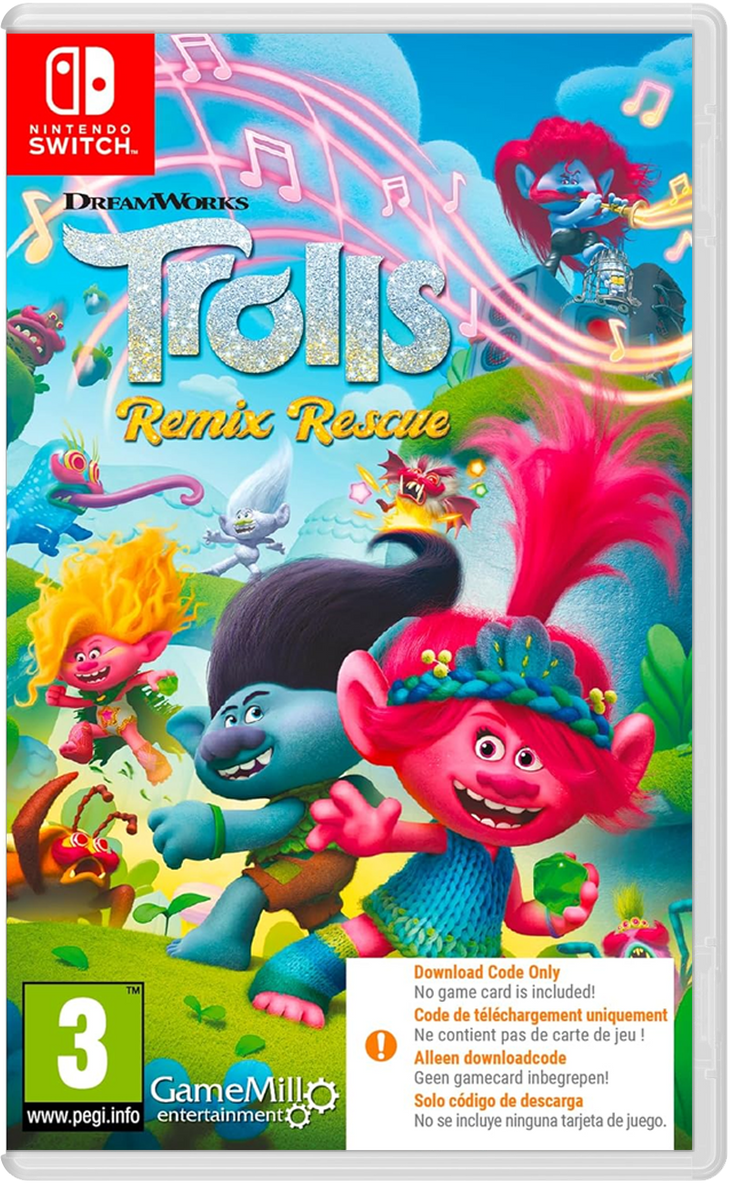 Trolls Remix Rescue [Code in a Box] (Switch) – The Game Collection