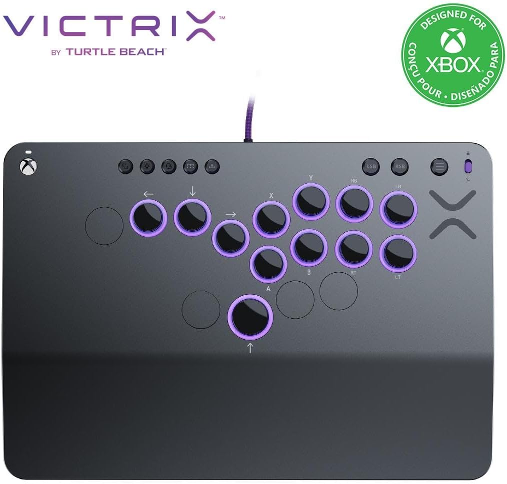 Turtle Beach Victrix Pro KO Leverless All Button Fight Stick for Serie
