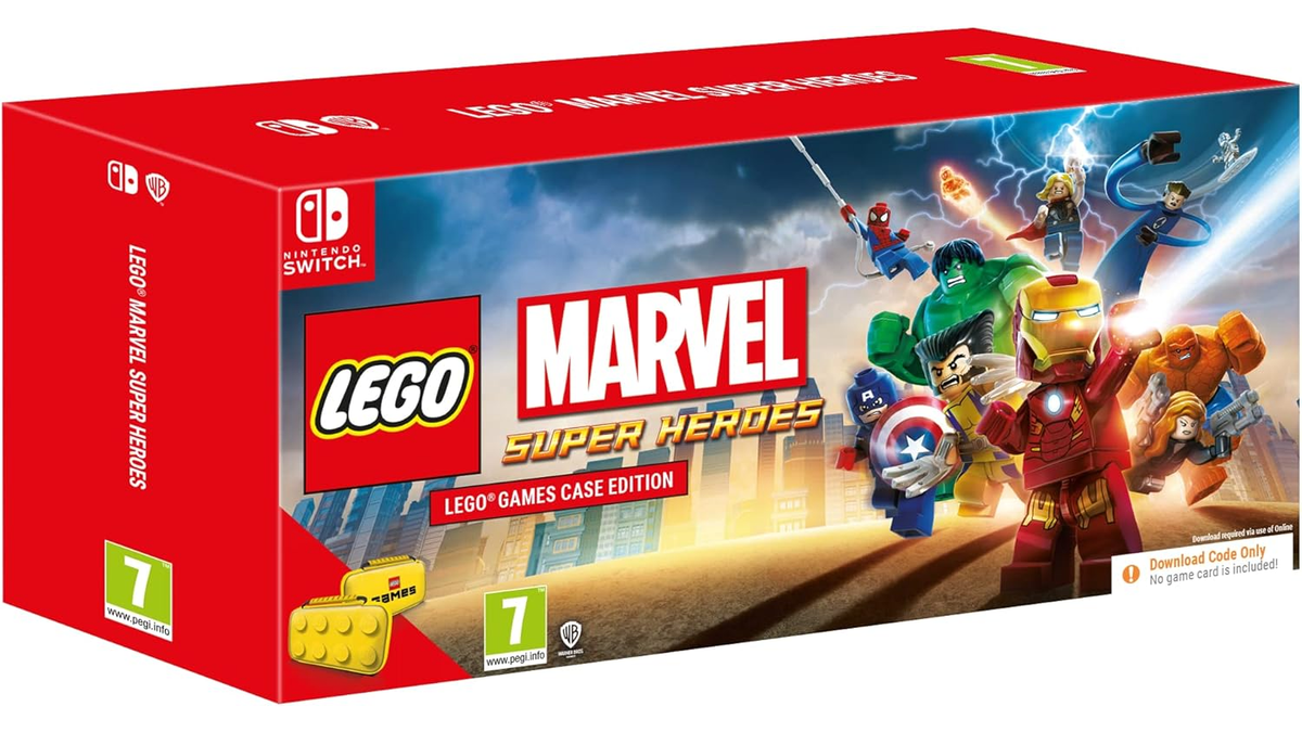 LEGO Marvel Superheroes Nintendo Switch UK Case Bundle [Code In A Box ...