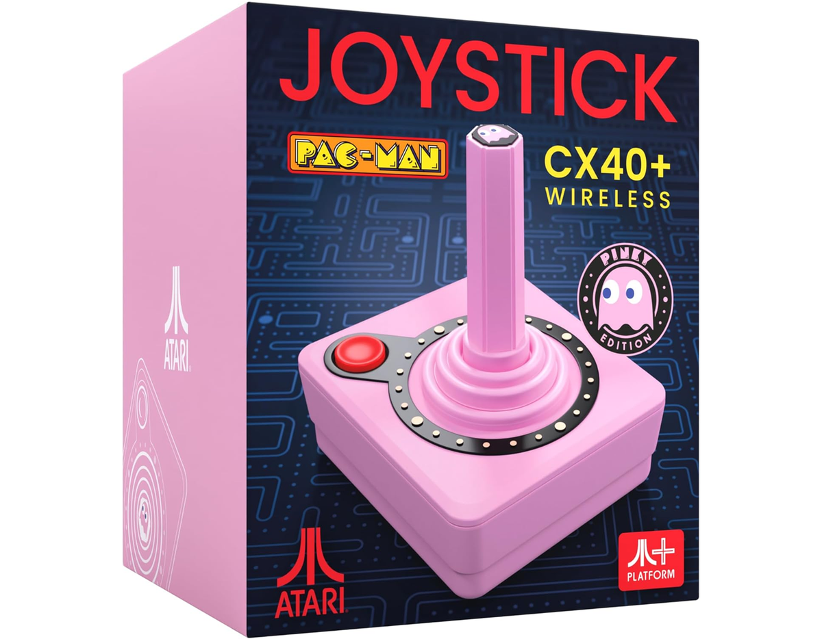 Pac-Man CX40+ Joystick: Pink – The Game Collection