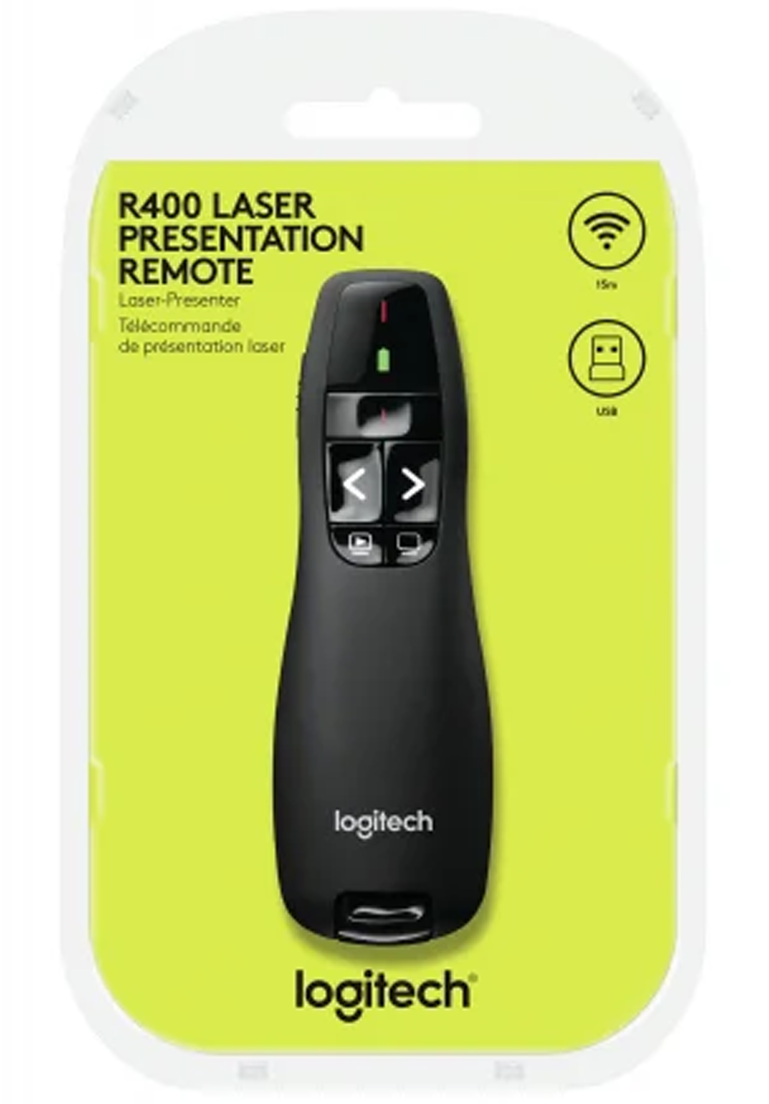 Logitech R400 Wireless Presentation Remote – The Game Collection